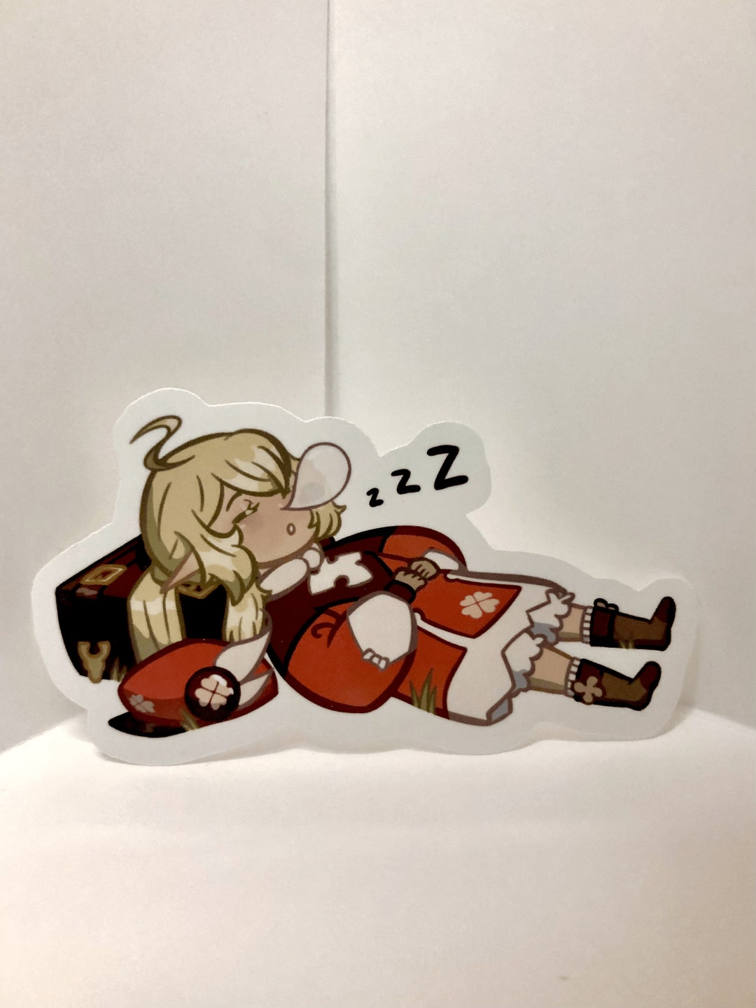 Klee Sticker Cute Genshin Impact Sleeping Waterproof Weatherproof - Etsy