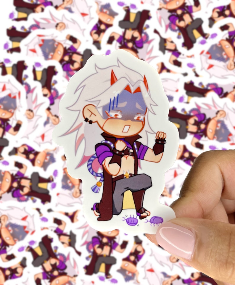 Itto Sticker Kawaii Mini Chibi Genshin Impact Arataki - Etsy