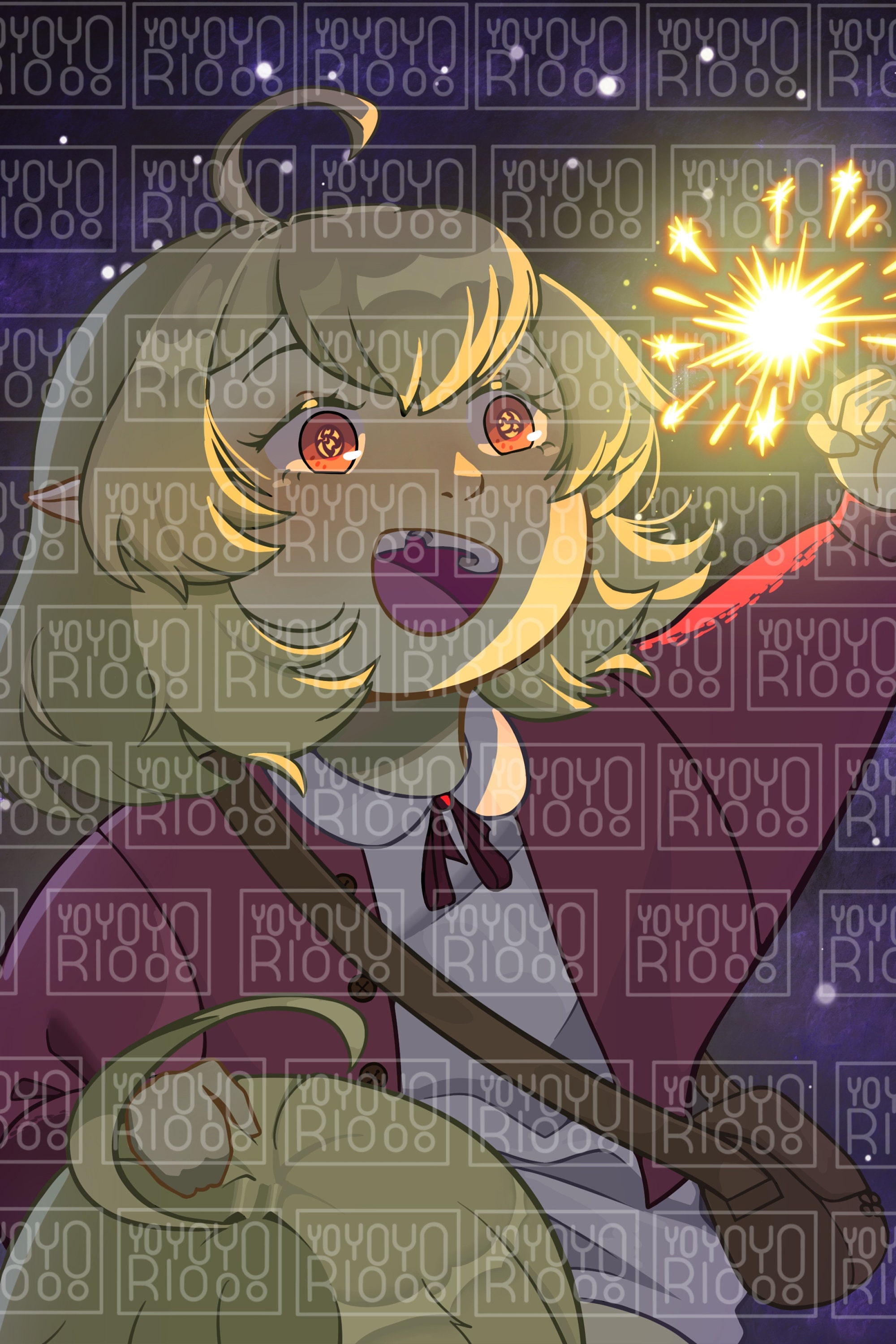 Miniprint 4 X 6 Kawaii Klee Fireworks - Etsy