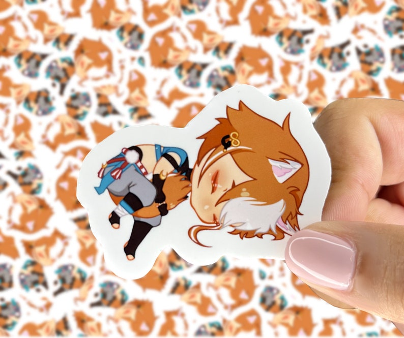 Gorou Sticker Kawaii Mini Chibi Genshin Impact Sleeping - Etsy