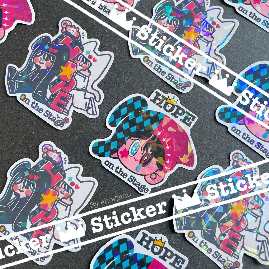 HOPE on the Stage Sticker | Vinyl | Holo | Sparkling - Etsy