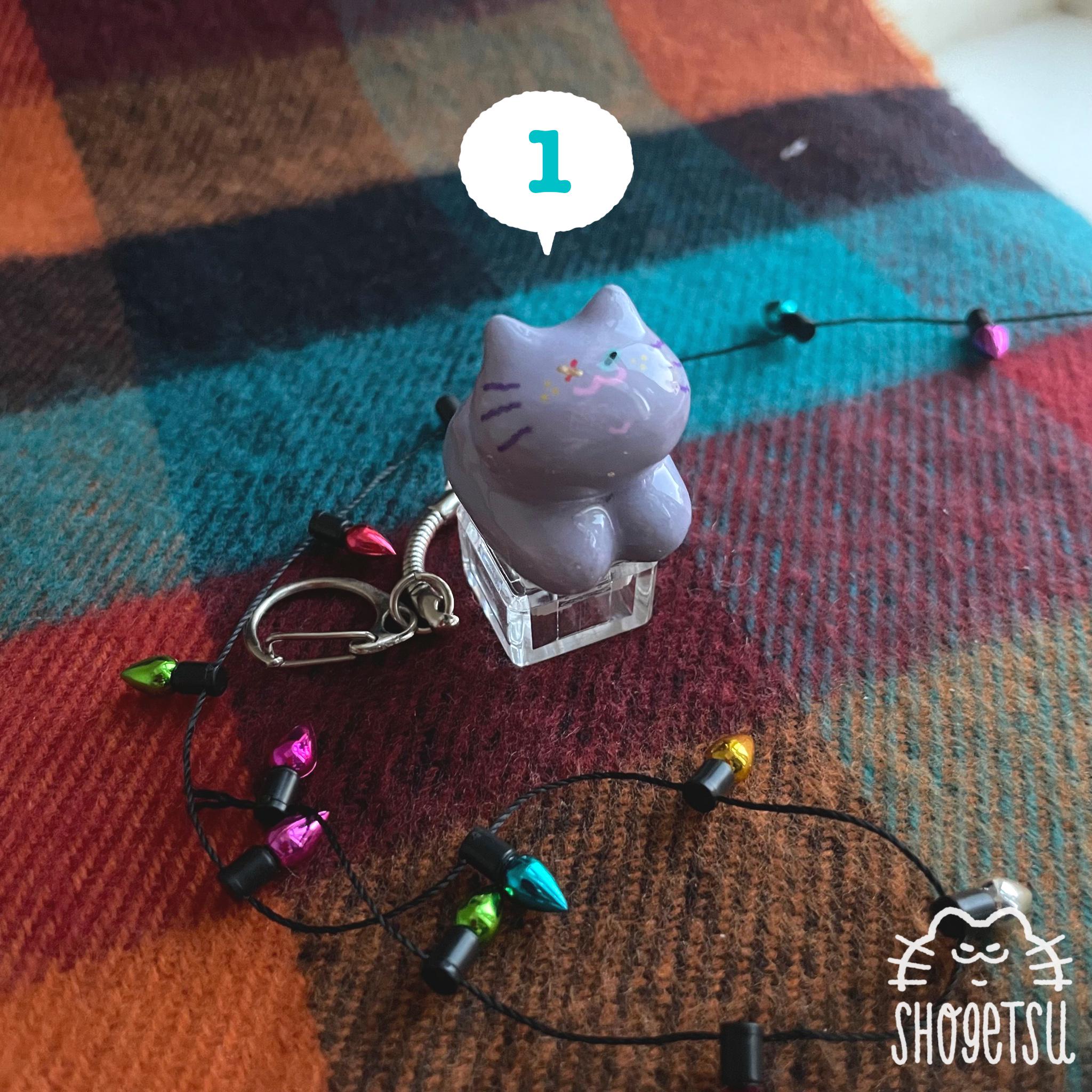 Meow Handmade Fidget Keycap Clicker Clay Keychain | Stress Relief | Cat ...