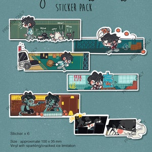 Haegeum Meow Meow Sticker Pack | Vinyl | Holo | Sparkling - Etsy