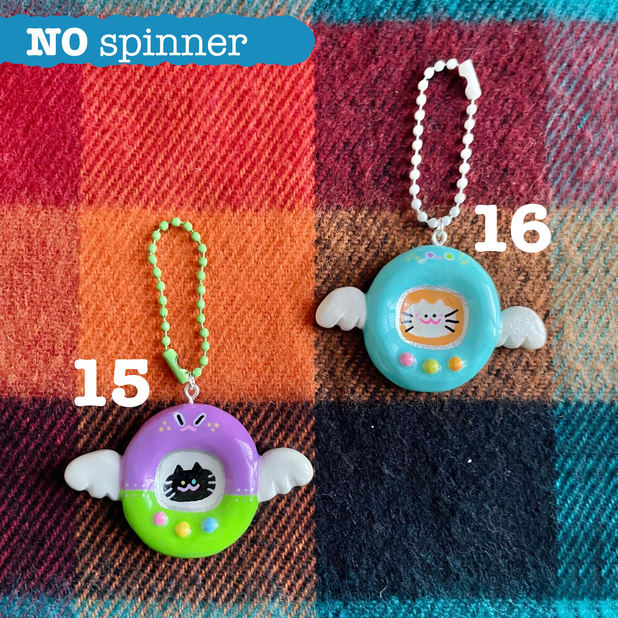 Worry Stone | Handmade Clay | Spinner | Keychain | Stress Relief - Etsy