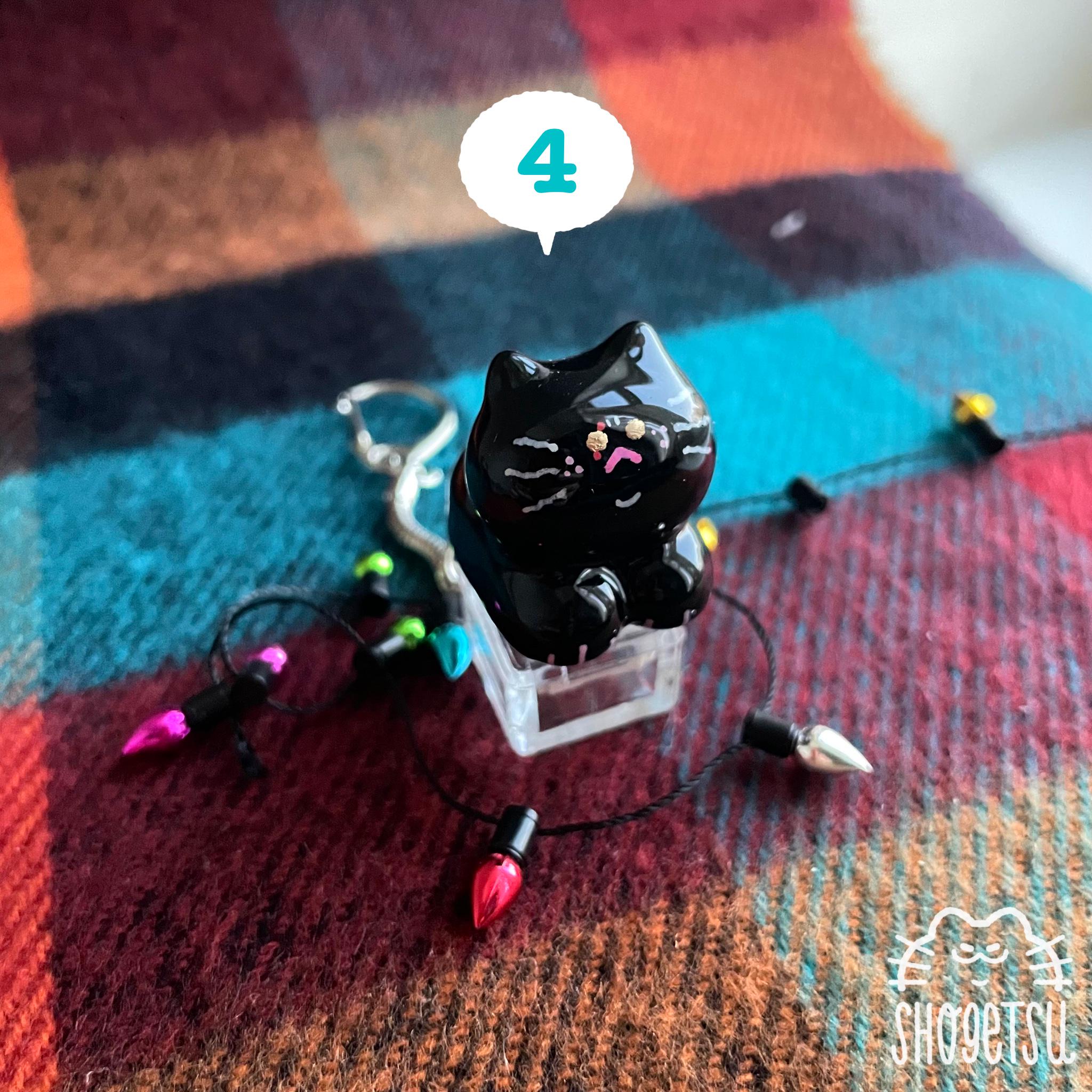 Meow Handmade Fidget Keycap Clicker Clay Keychain | Stress Relief | Cat ...