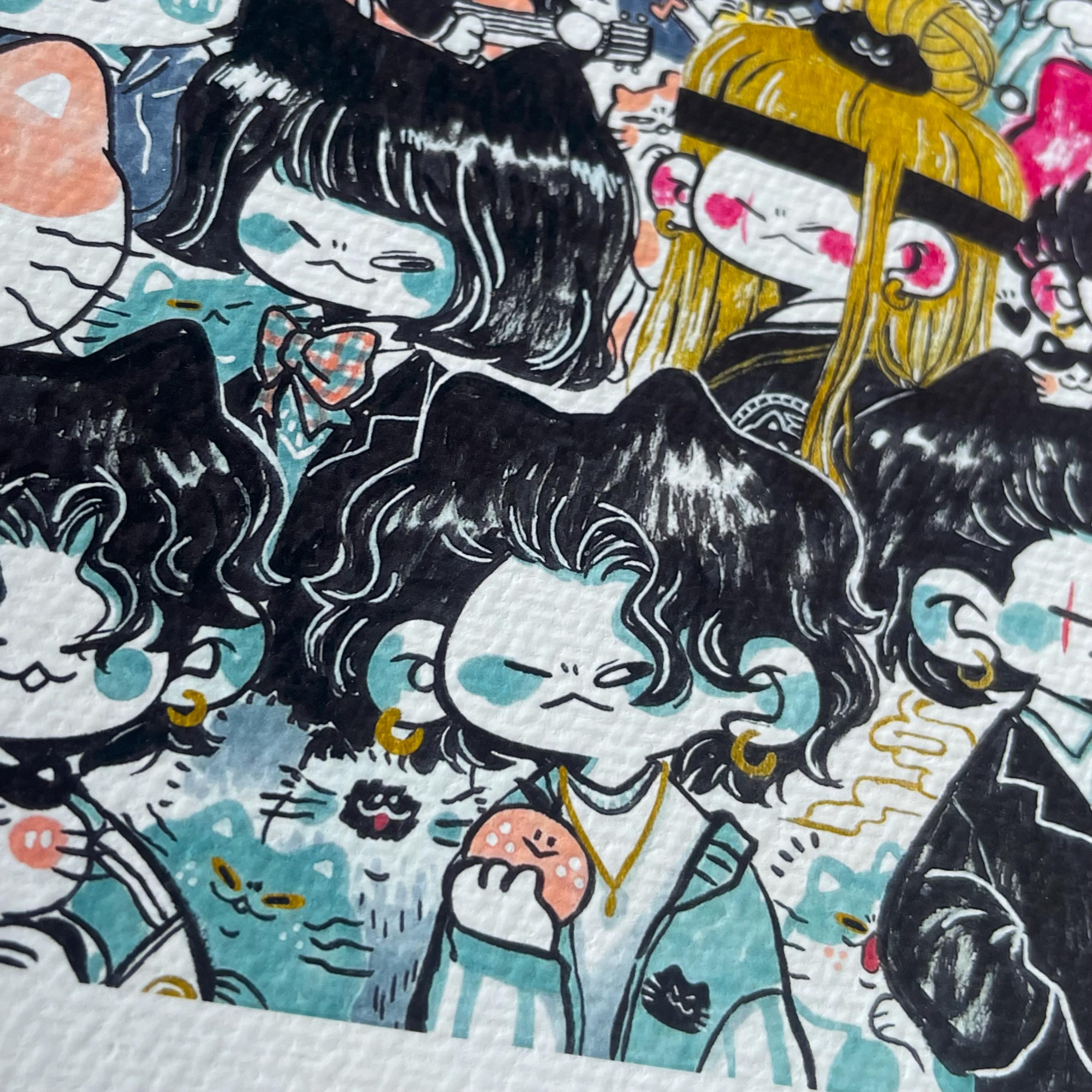 Welcome Back Meow Meow Art Print | Fanart | K-pop - Etsy