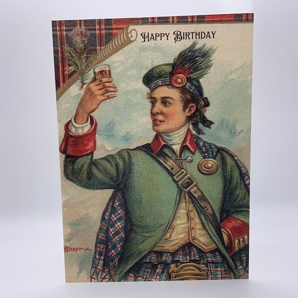 Scottish Birthday Card - Etsy