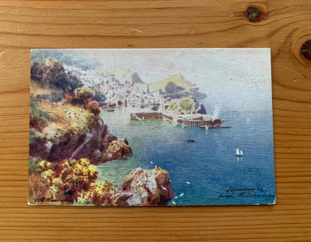 Ilfracombe From Hillsborough. Devon Antique Postcard. Ilfracombe ...