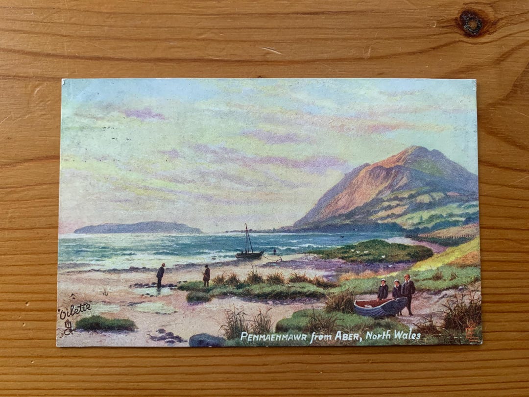 Penmaenmawr From Aber, North Wales. Wales Antique Postcard. C1910 ...