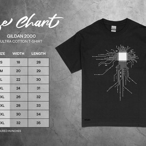 Tech-inspired Circuit Board Design T-shirt, Unisex Black Graphic Tee ...