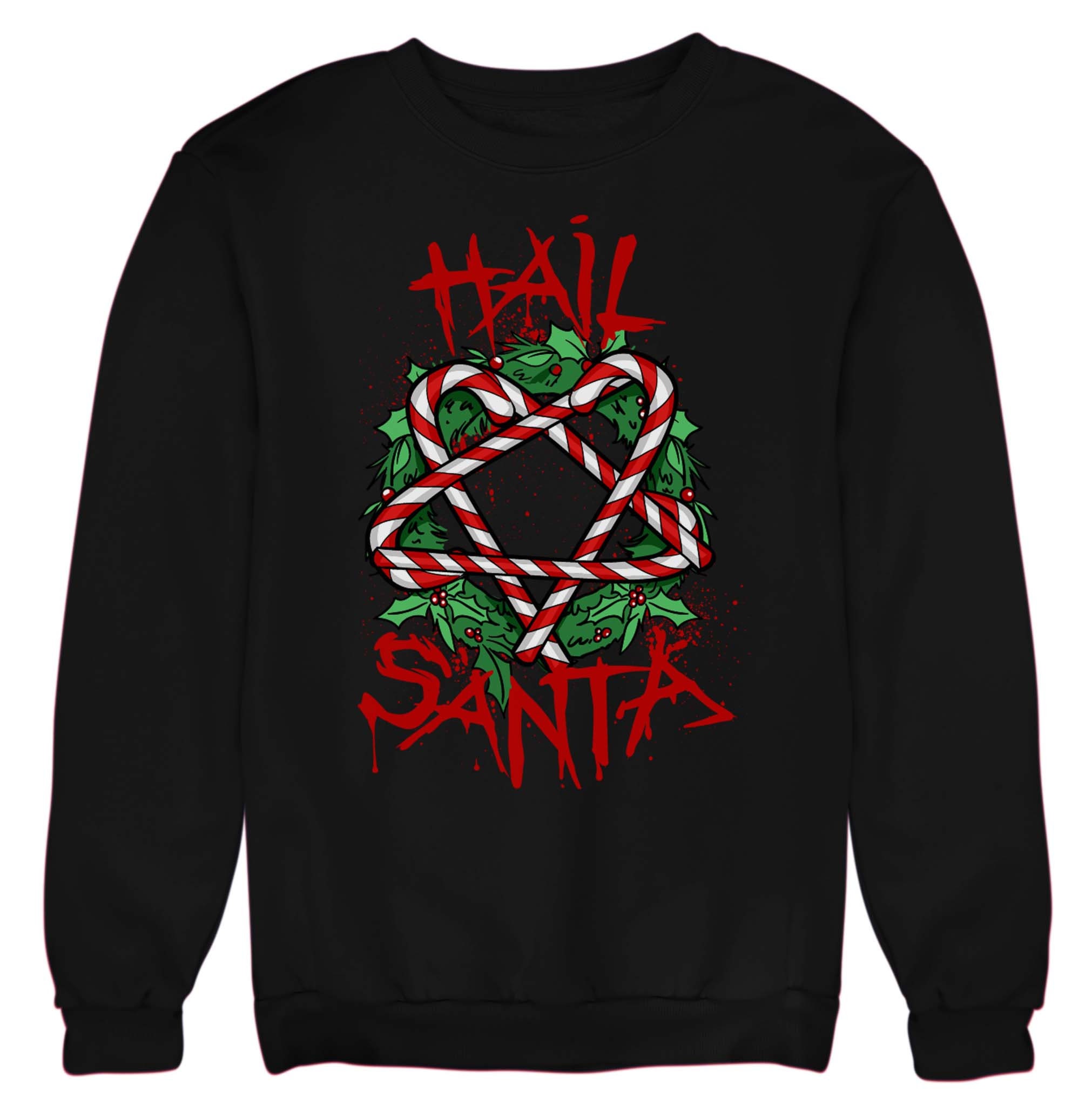 Hail Santa Christmas Jumper Sweater Adults & Kids Sizes Funny - Etsy ...