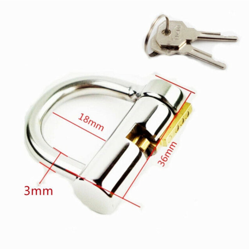 Prince Albert Chastity Lock Pa Piercing Lock Padlock With Keys