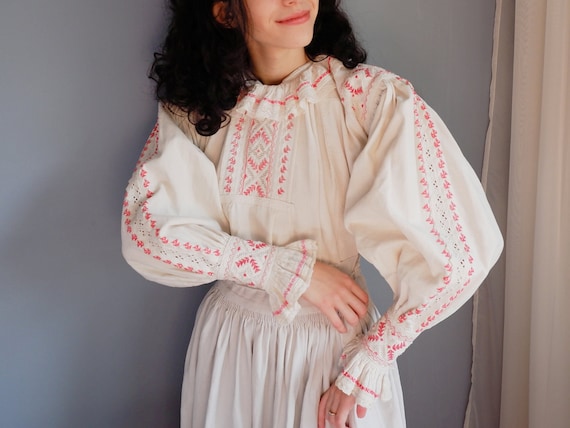 Antique Romanian Costume / Authentic handmade Bihor /… - Gem