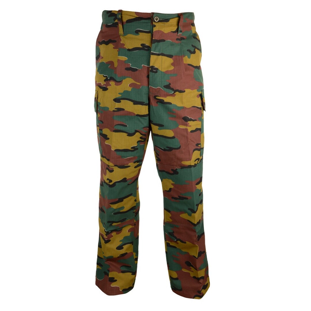 Original Belgian Army Surplus Ripstop Trousers - M90 Jigsaw Military ...