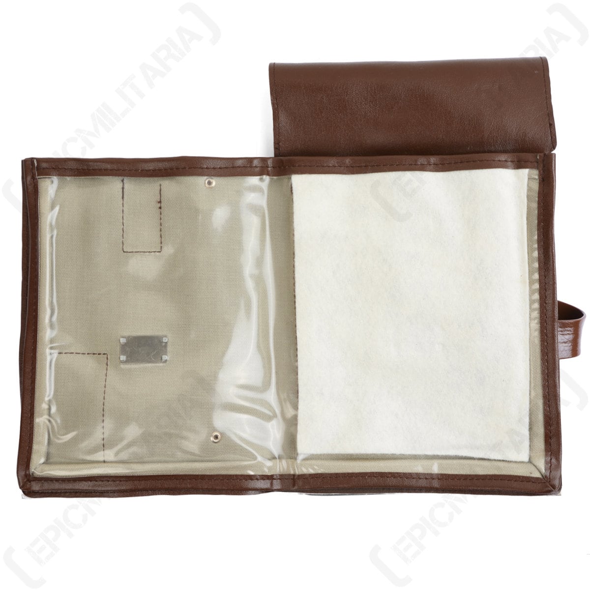 Original East German Brown Vinyl Map Case Waterproof With Adjustable ...