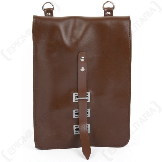 Original East German Brown Vinyl Map Case - Waterproo… - Gem