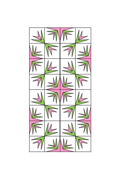 Center Point Quilt Block: 6” or 12” Paper Pieced Pattern , Modern FPP ...