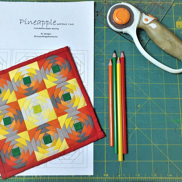 Pineapple Quilt - Etsy