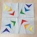 Circle of Flying Arrows Quilt Block: 8 Inch Paper Pieced Pattern ...