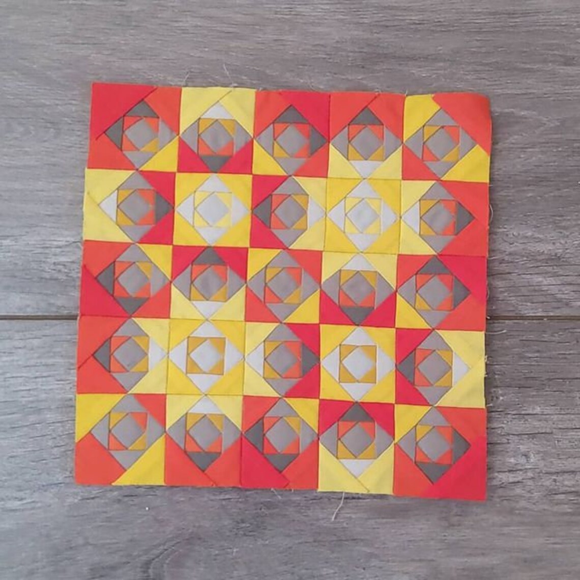 Printable Mini Economy Quilt Block: 1.5” Paper Pieced Pattern , Modern ...