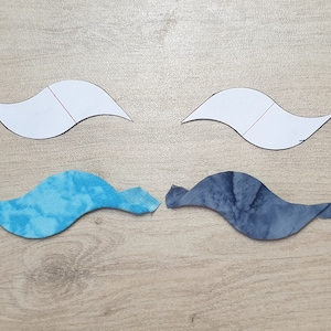 English Paper Piecing WAVES Pattern, EPP Templates PDF - Etsy