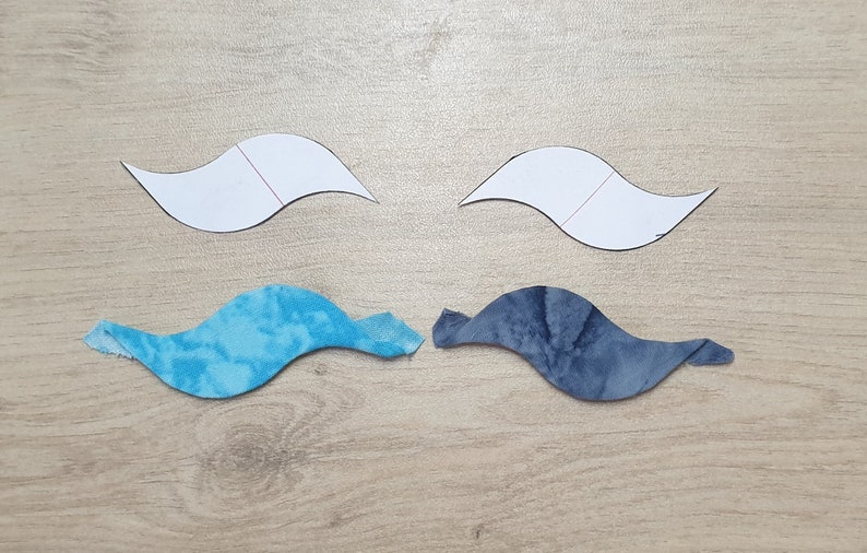 English Paper Piecing WAVES Pattern, EPP Templates PDF - Etsy