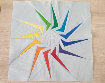 English Paper Piecing WAVES Pattern EPP Templates PDF - Etsy