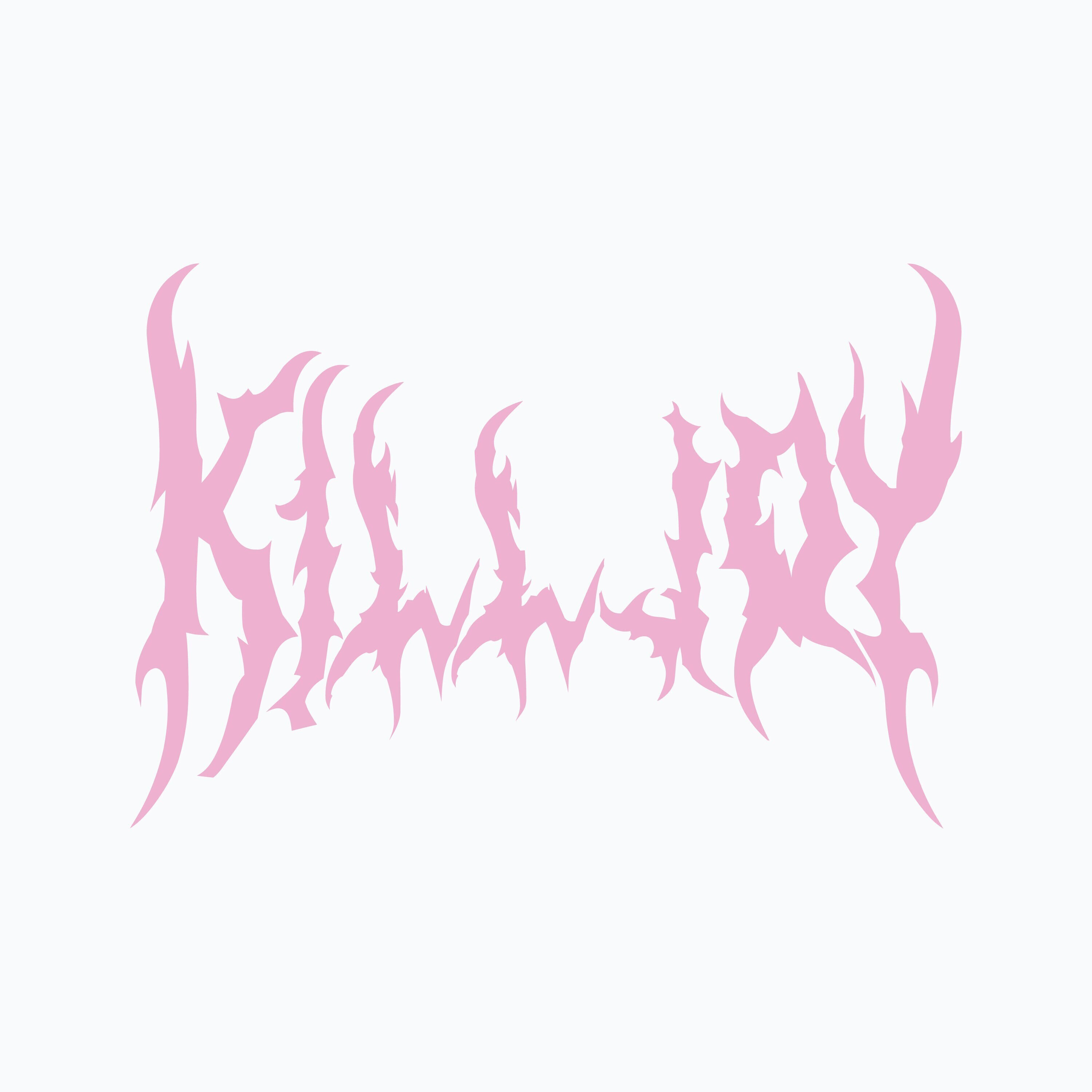 Metal Style Grunge Y2K ༺custom Typography Logo༻ - Etsy