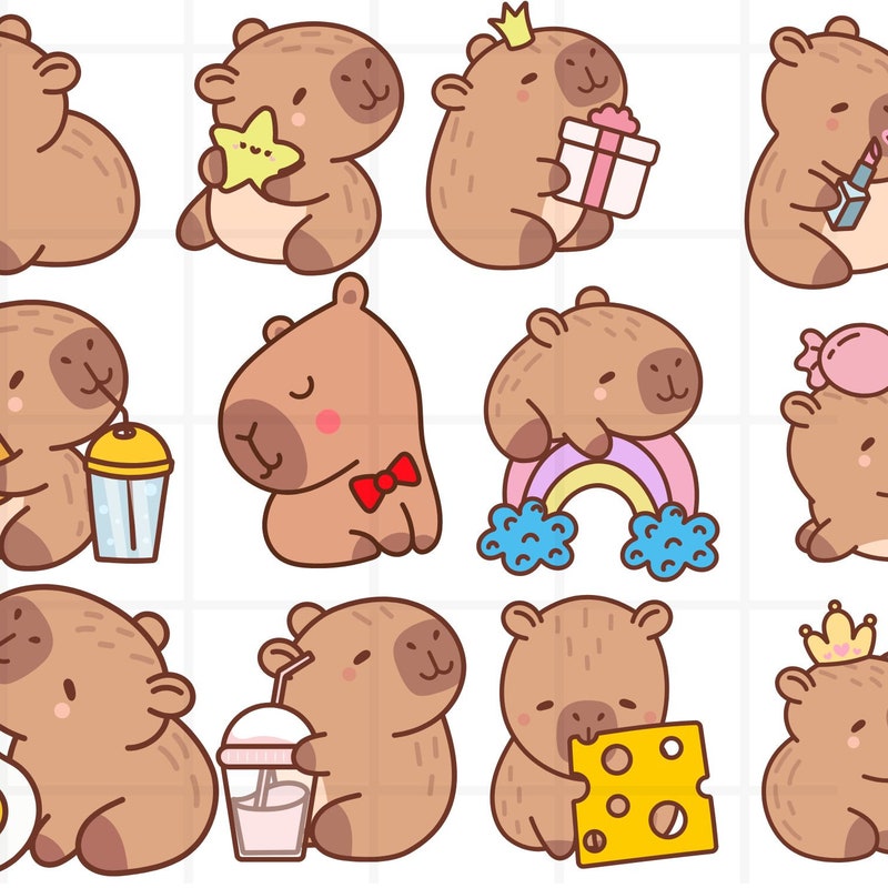 Topper de capibara - Etsy México