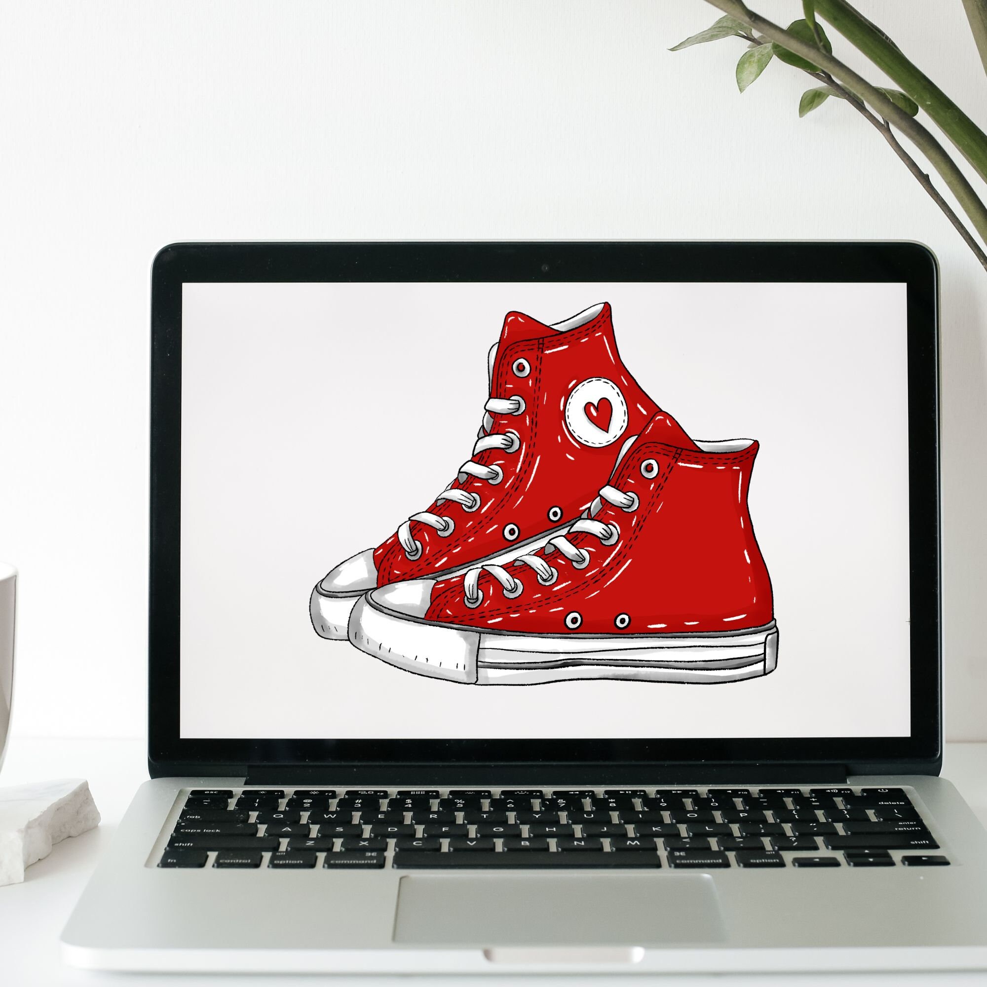 Sneakers Clipart: SVG, PNG, JPG Cut Files - Etsy