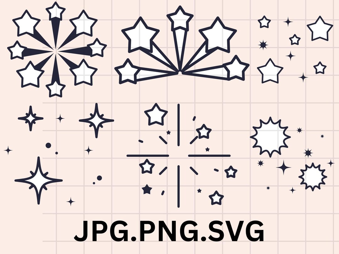 Star SVG Bundle\ Star SVG\ Christmas Star Svg\ Night Star Svg\ Shinning ...