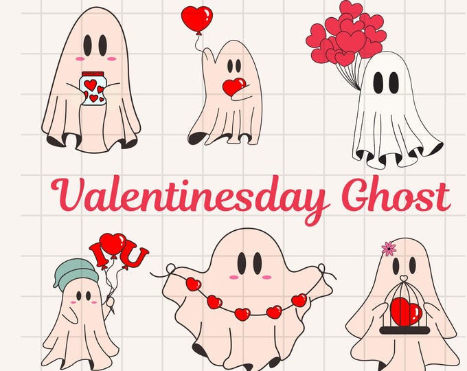 Ghost Heart Svg Png, Love Halloween Svg Png, File for Cricut, Creepy ...