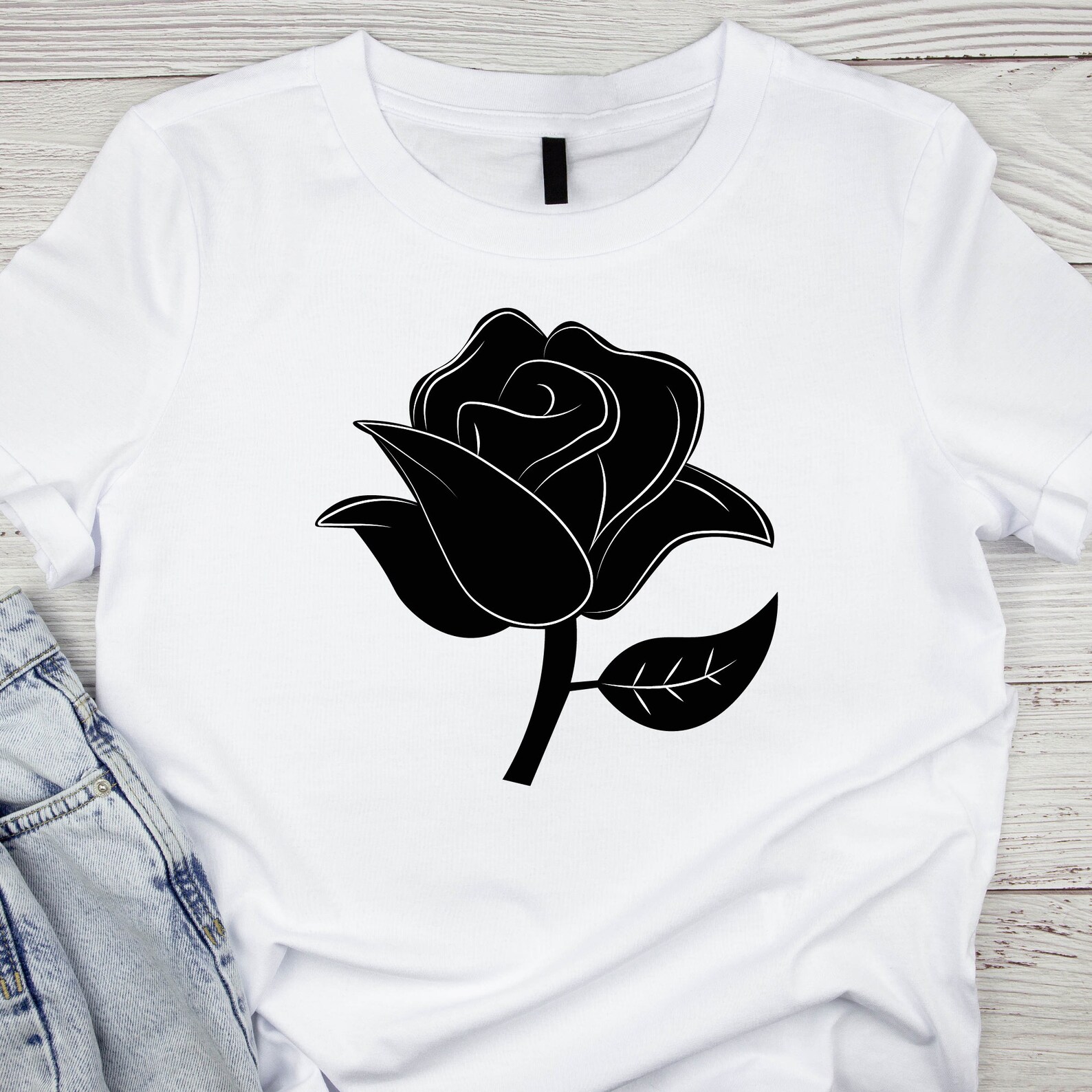 ROSE SVG Bundle Rose Clipart Rose Svg Designs Flower Svg Bouquet Svg ...