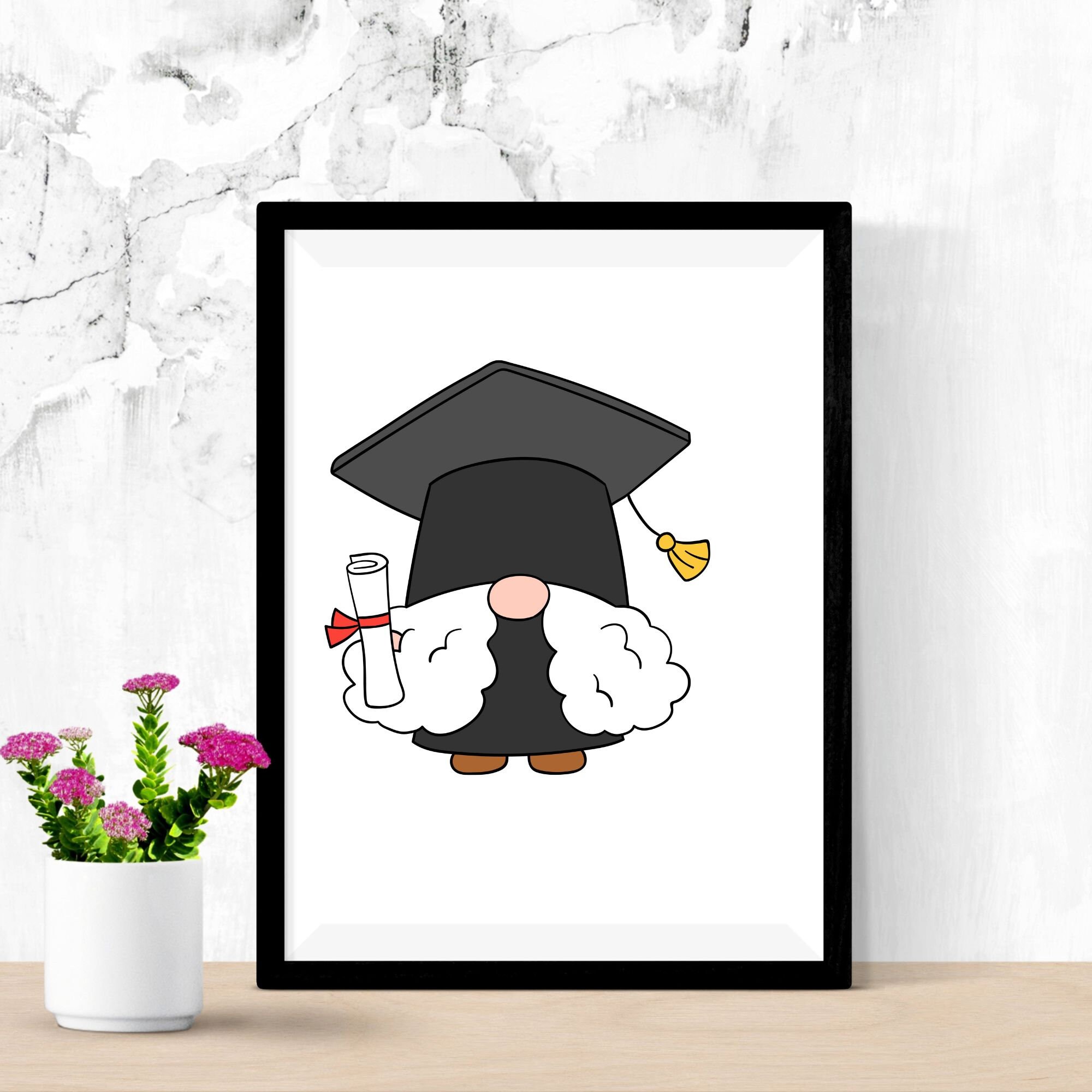 Graduation Gnomes Svg Graduation Party Gloworge Svg Files for Cricu ...
