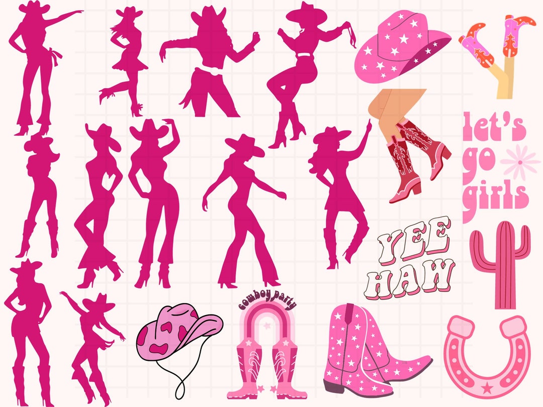 Cowgirl SVG Bundle: Western Party Graphics (PNG, JPG) - Etsy