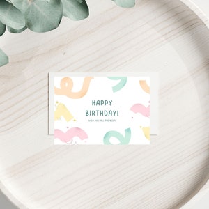 Happy Birthday Card Pdf/digital Birthday Cards/print at Home Birthday ...