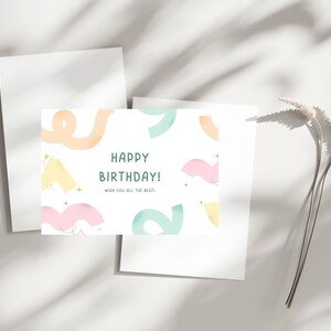 Happy Birthday Card Pdf/digital Birthday Cards/print at Home Birthday ...