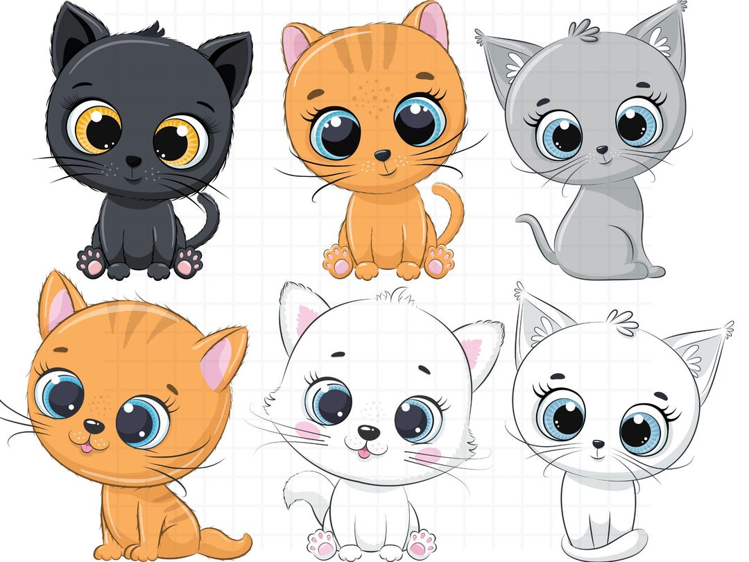 Cat SVG Bundle\ Cat PNG Bundle\ Cat Clipart\ Kitten Svg\ Cat Silhouette ...