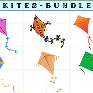 Flying Kite SVG\ Svg Files for Cricut\ Toys Svg\ Kids Clipart\ Summer ...