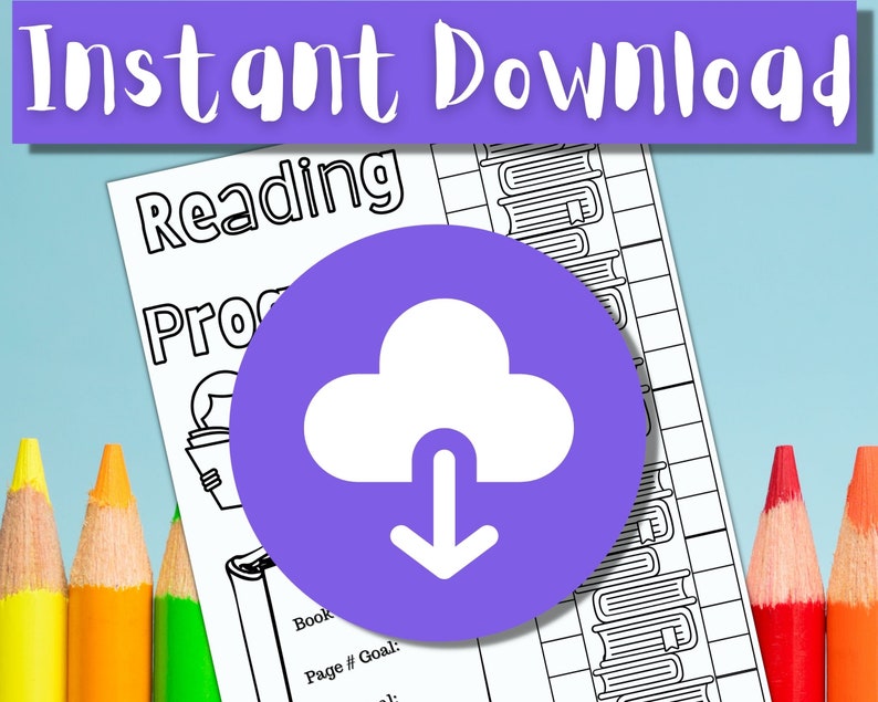 Customizable Reading Tracker for Kids Coloring Page Editable PDF ...