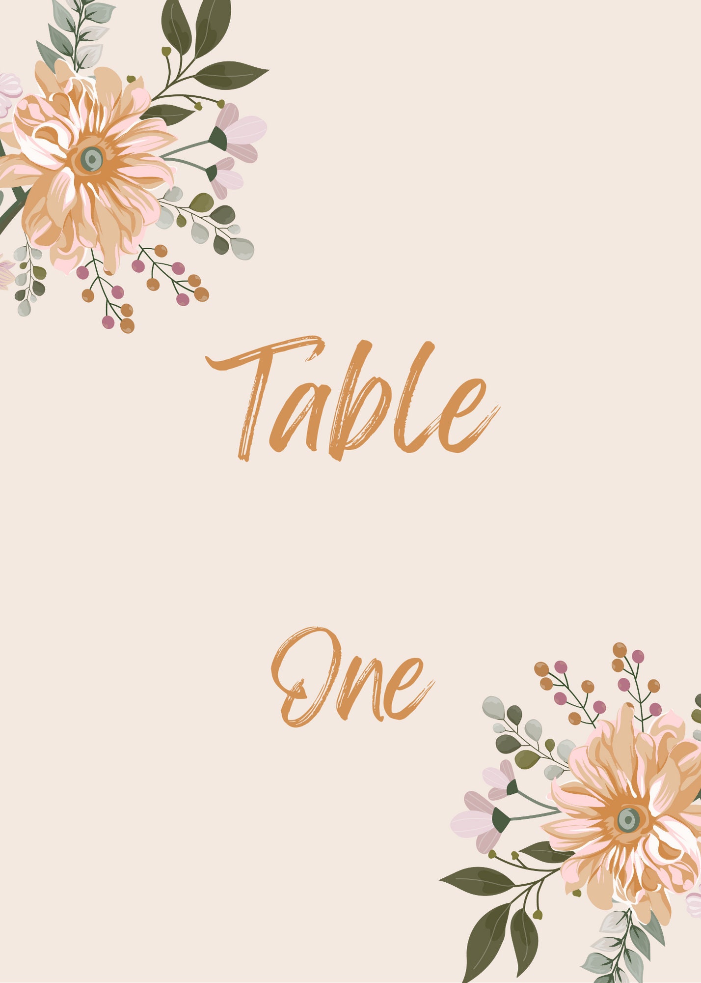 Editable Table/wedding Numbers Invitations - Etsy