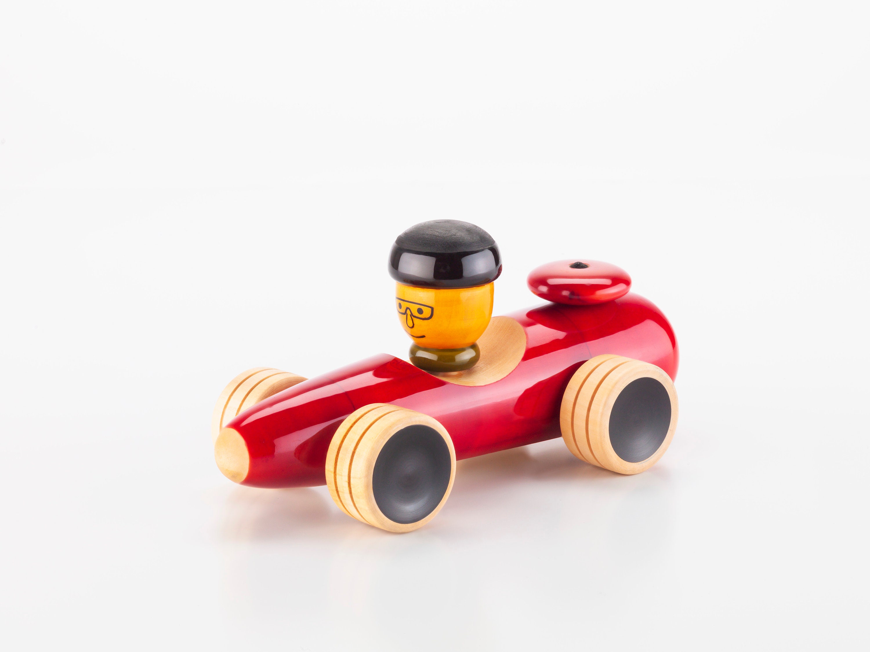 Vroom Wooden Race Car| Natural Wood| Colours Extracted From Vegetables ...