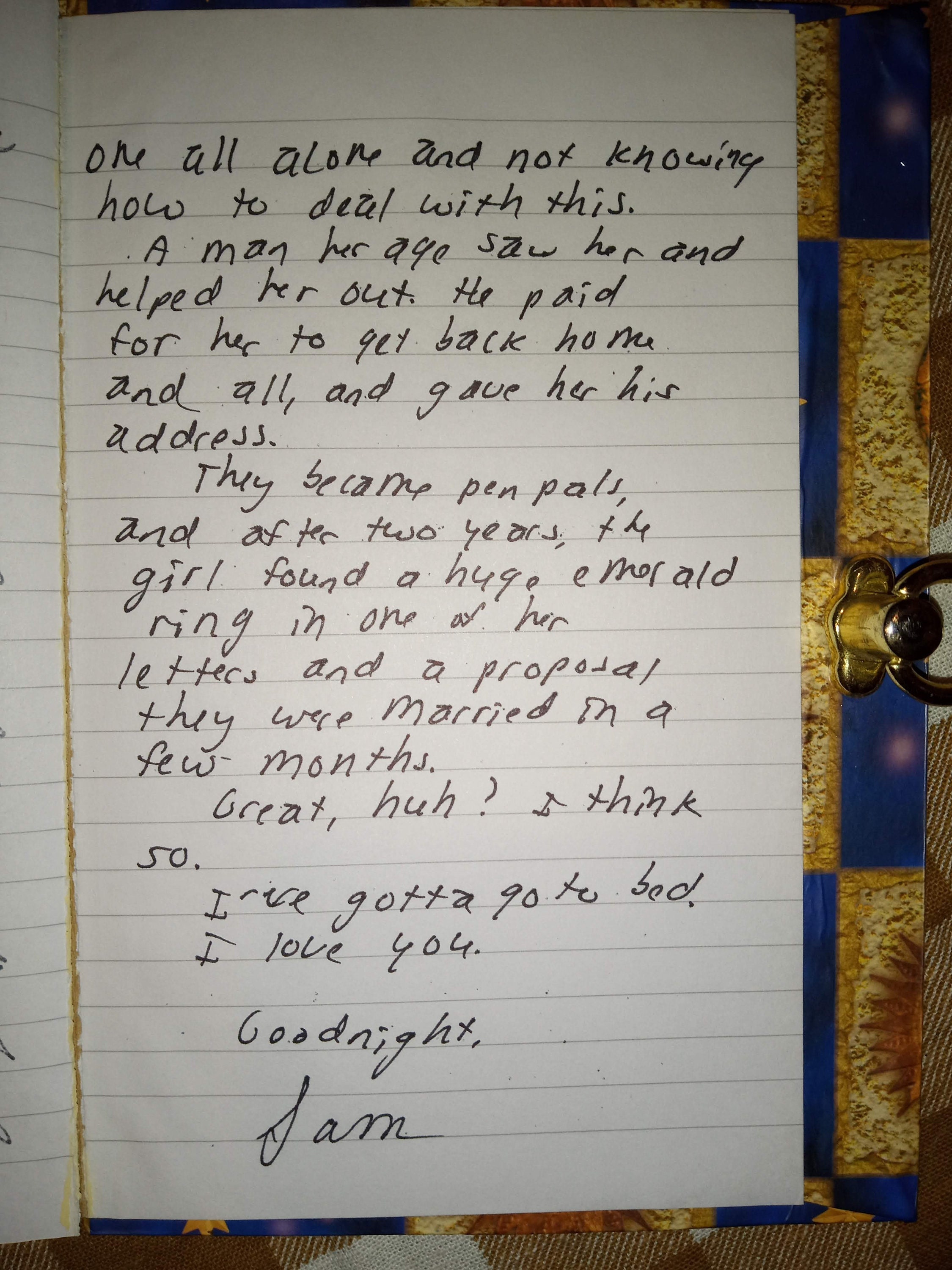 PDF Handwritten Diary of a Teenage Girl Spring 2000 - Etsy