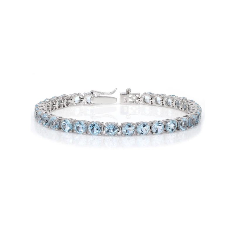 Blue Topaz Jewelry Real - Etsy UK