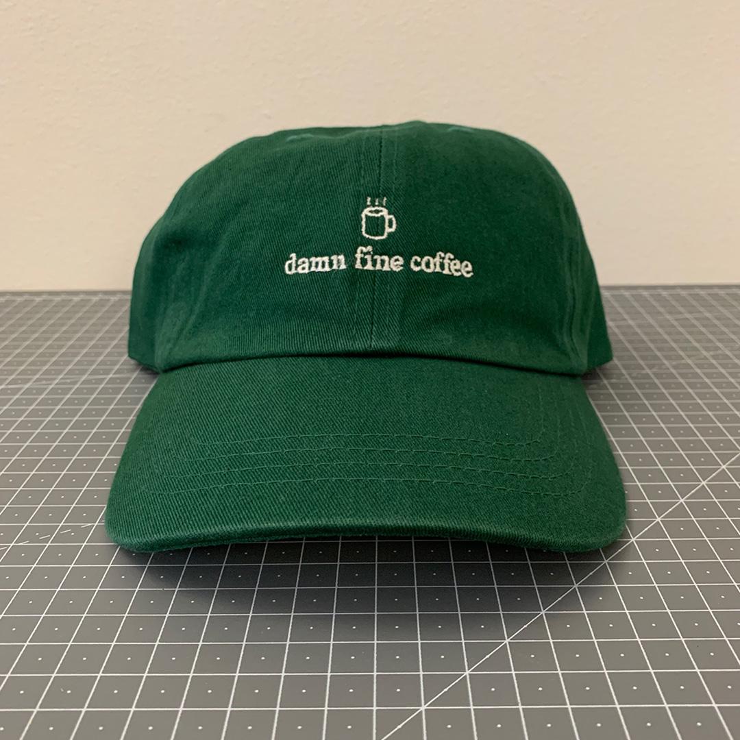 Damn Fine Coffee Dad Cap | Twin Peaks Inspired Embroidered Hat | New ...