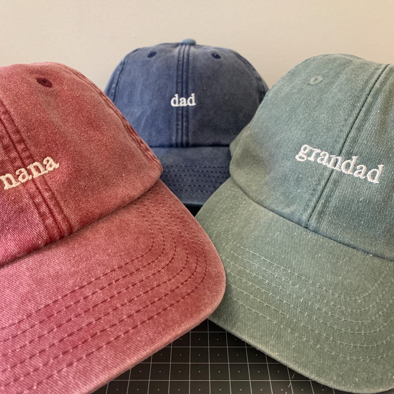 Personalised Dad Cap | Different Cap Styles and Colours Available ...