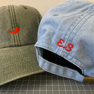 Embroidered Mini Chilli Cap | Customisable | Choose From Different Cap ...