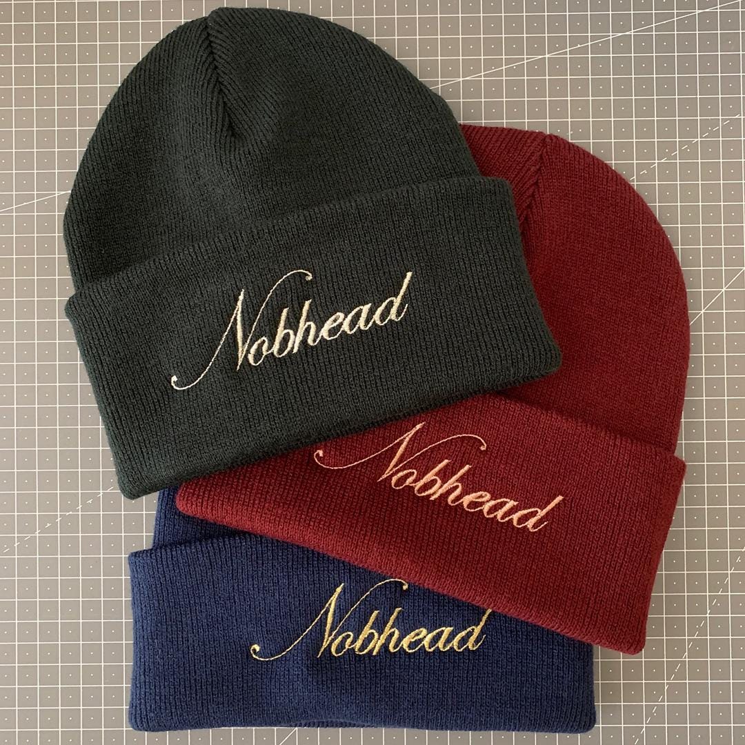 Nobhead Turn up Beanie | Perfectly Funny Stocking Filler | Customisable ...