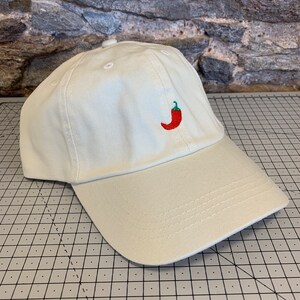 Embroidered Mini Chilli Cap Customisable - Etsy UK