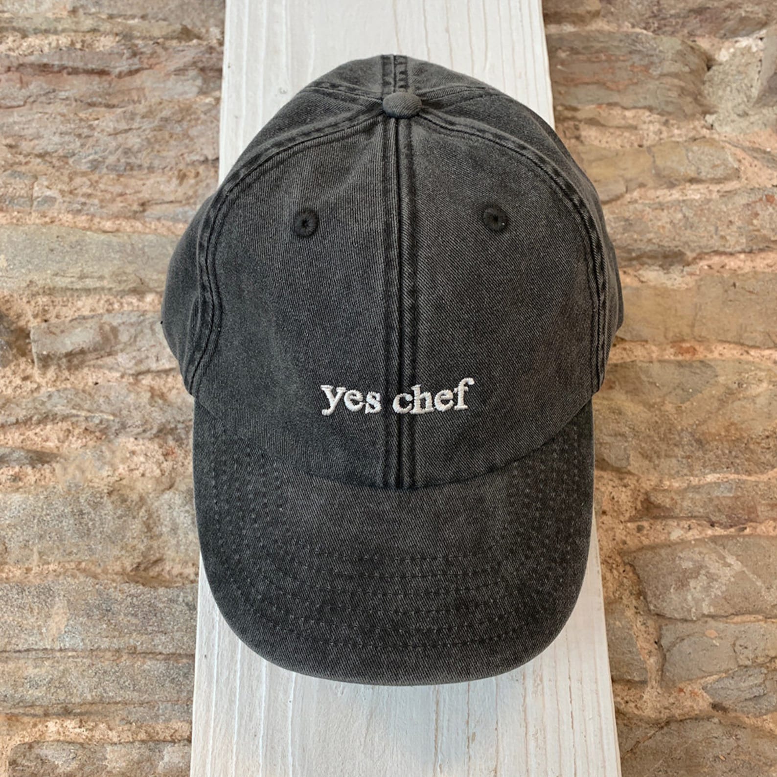 Yes Chef Cap - Embroidered - Customisable Cap - Etsy UK